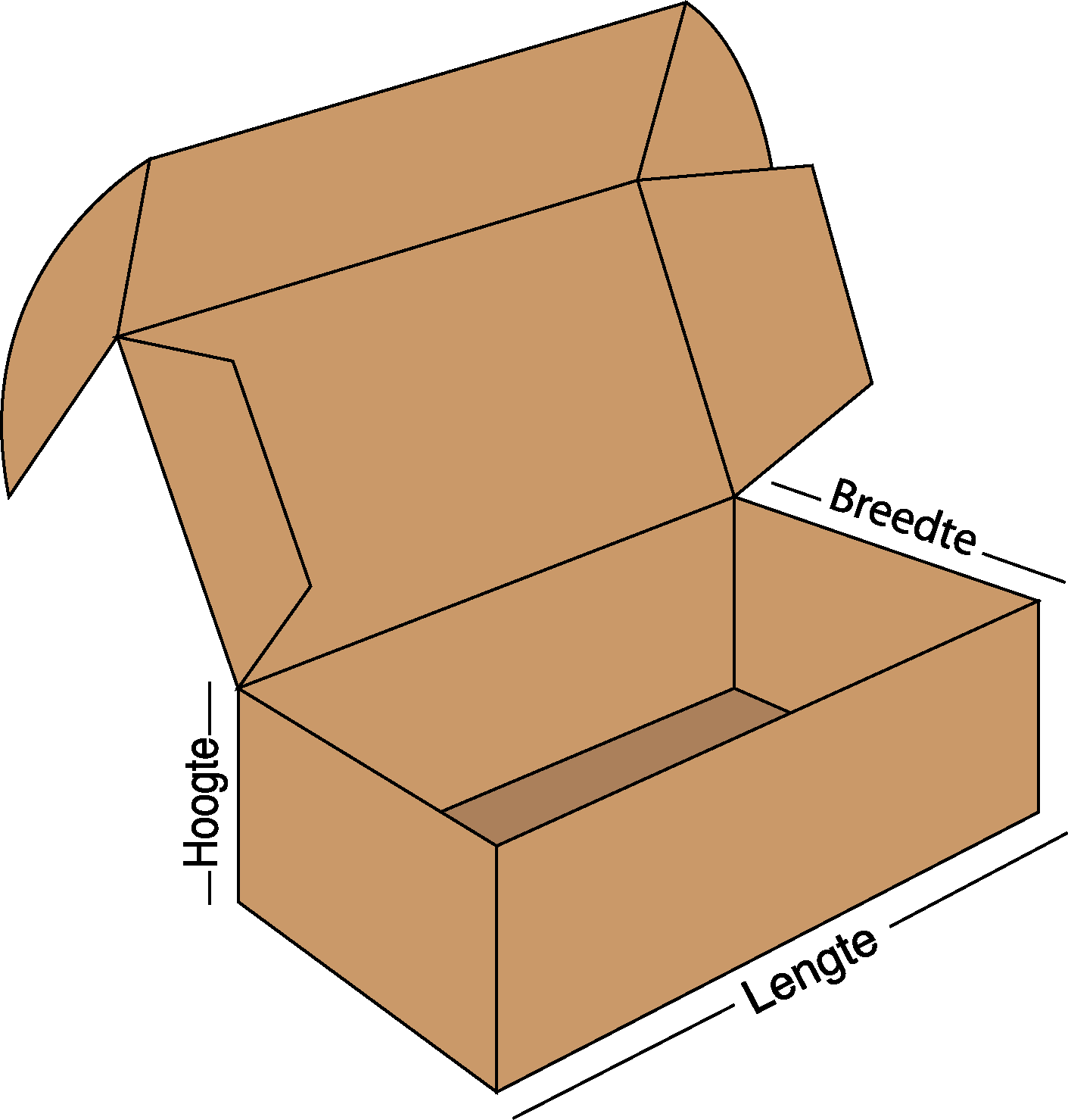 Postdoos Model 0427 - De Dozenstampers.nl Voor kartonnen dozen op maat